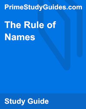 Summary of The Rule of Names