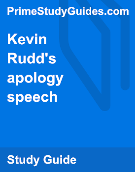 Analysis of Kevin Rudd's apology speech